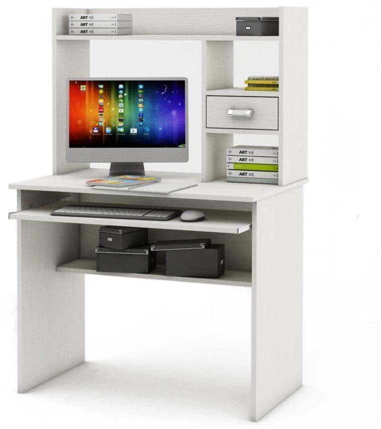 Компьютерный стол MF Владимир Имидж-30 Белое дерево
