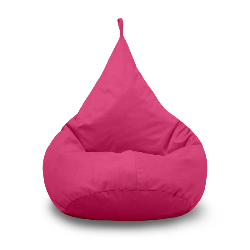 Внешний чехол PUFON для кресла-мешка XL, Велюр Ярко-розовый