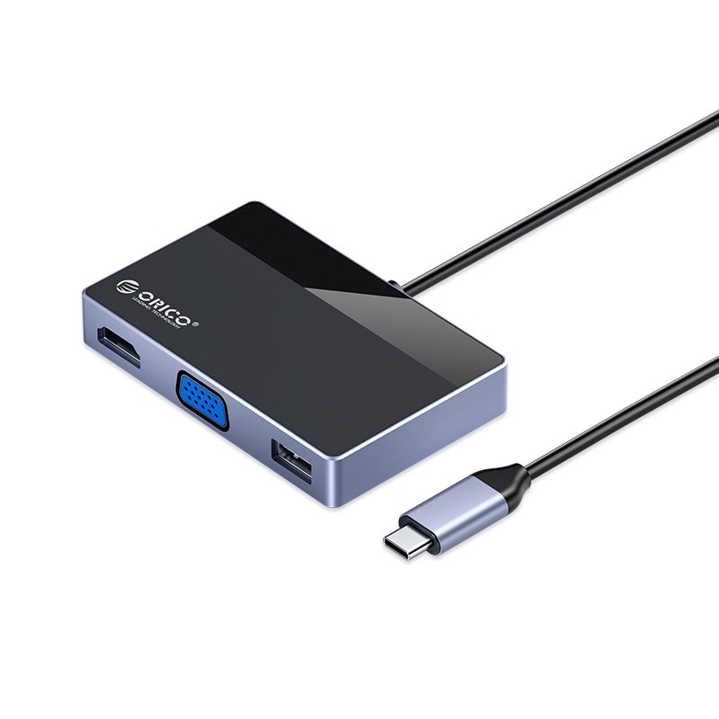 USB-концентратор ORICO 5 в 1 черный/серый (ORICO-DM-5P-BK-BP)