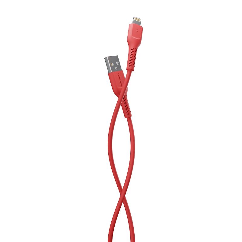 Дата-кабель More choice K16i USB 2.0A для Lightning 8-pin TPE 1м Red