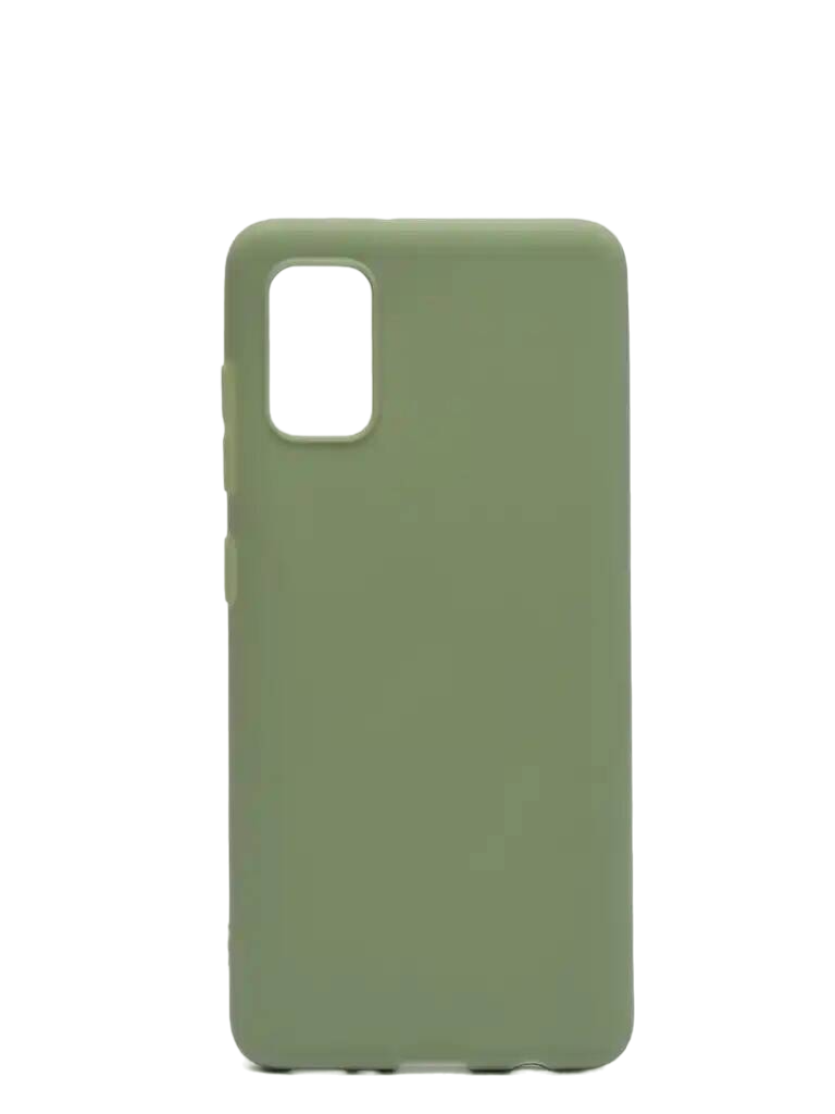 Чехол накладка Deppa Liquid Silicone для Samsung Galaxy A41 A415 Green (арт. 87593)