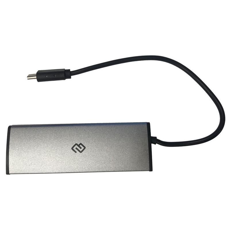 Разветвитель USB-C Digma HUB-4U2.0-UC-DS