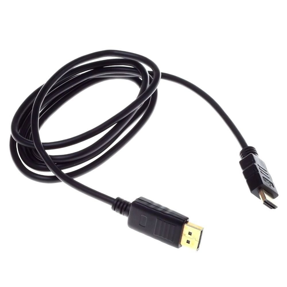 Кабель BURO DisplayPort-HDMI, M-M 1,8м Black