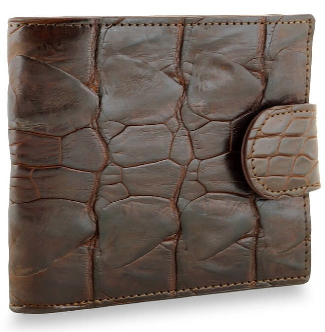 Портмоне мужское Exotic Leather kk-47 коричневое/матовое
