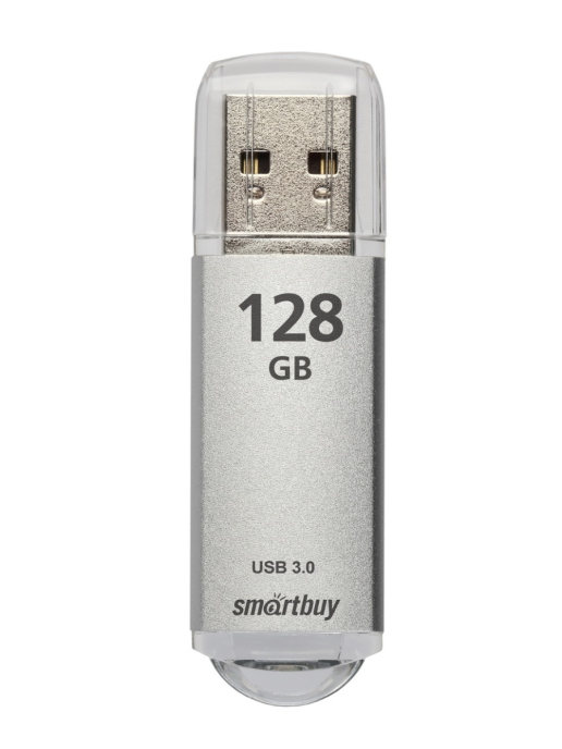 Флешка SmartBuy V-Cut 128ГБ Silver (SB128GBVC-S3)