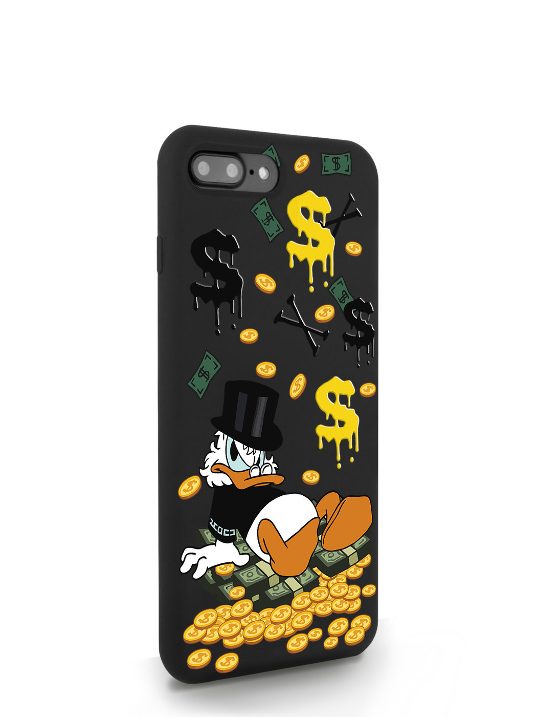 Чехол MustHaveCase для iPhone 7/8 Plus Богатенькая Утка черный