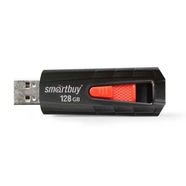 Флешка SmartBuy IRON 128ГБ Black/Red (SB128GBIR-K3)
