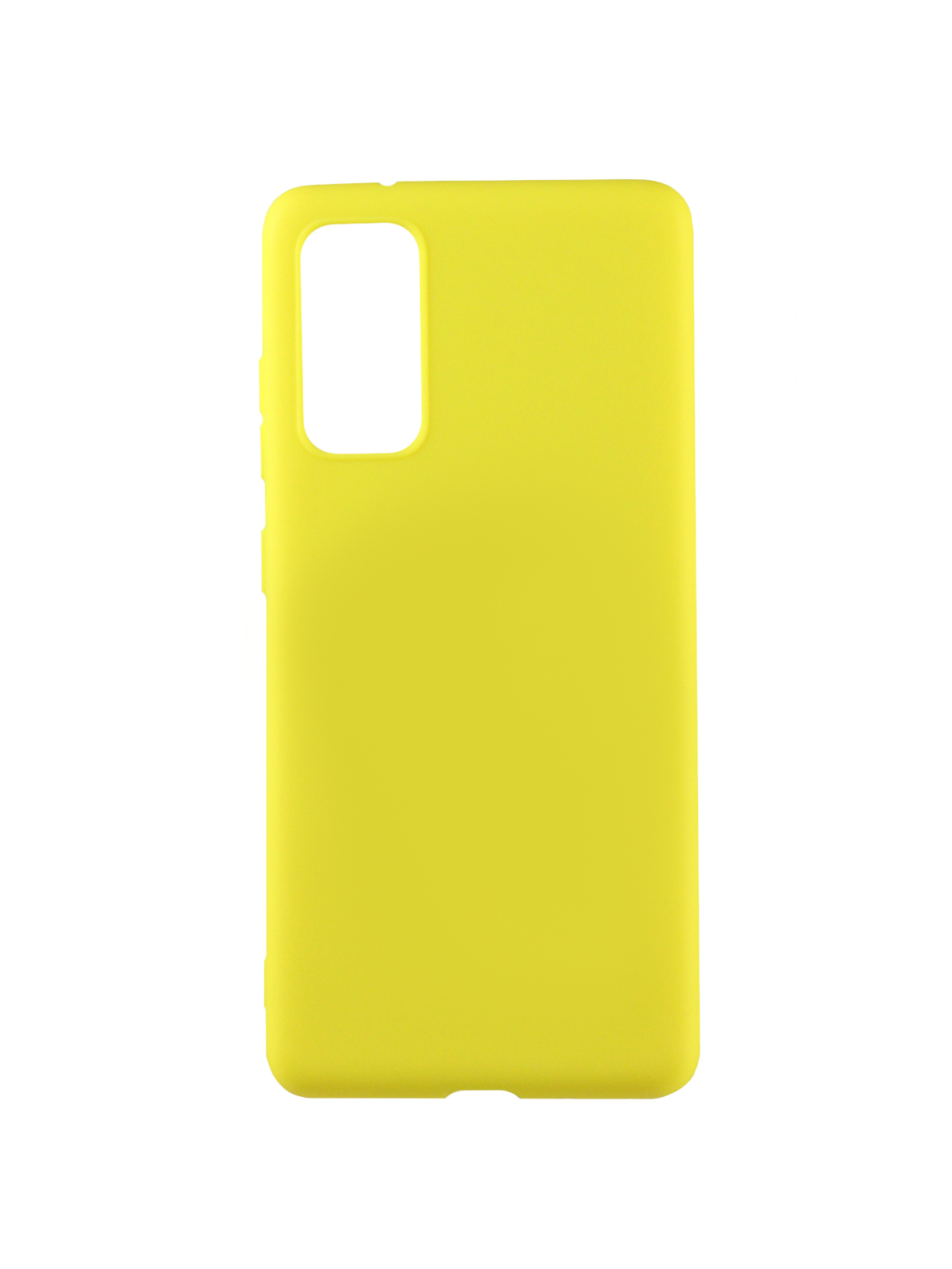Защитный чехол LuxCase для Samsung Galaxy S20 FE, TPU, толщина 1,1 мм, Желтый, 62462