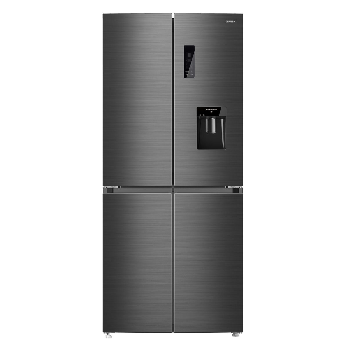 Холодильник Centek CT-1749 INOX серый