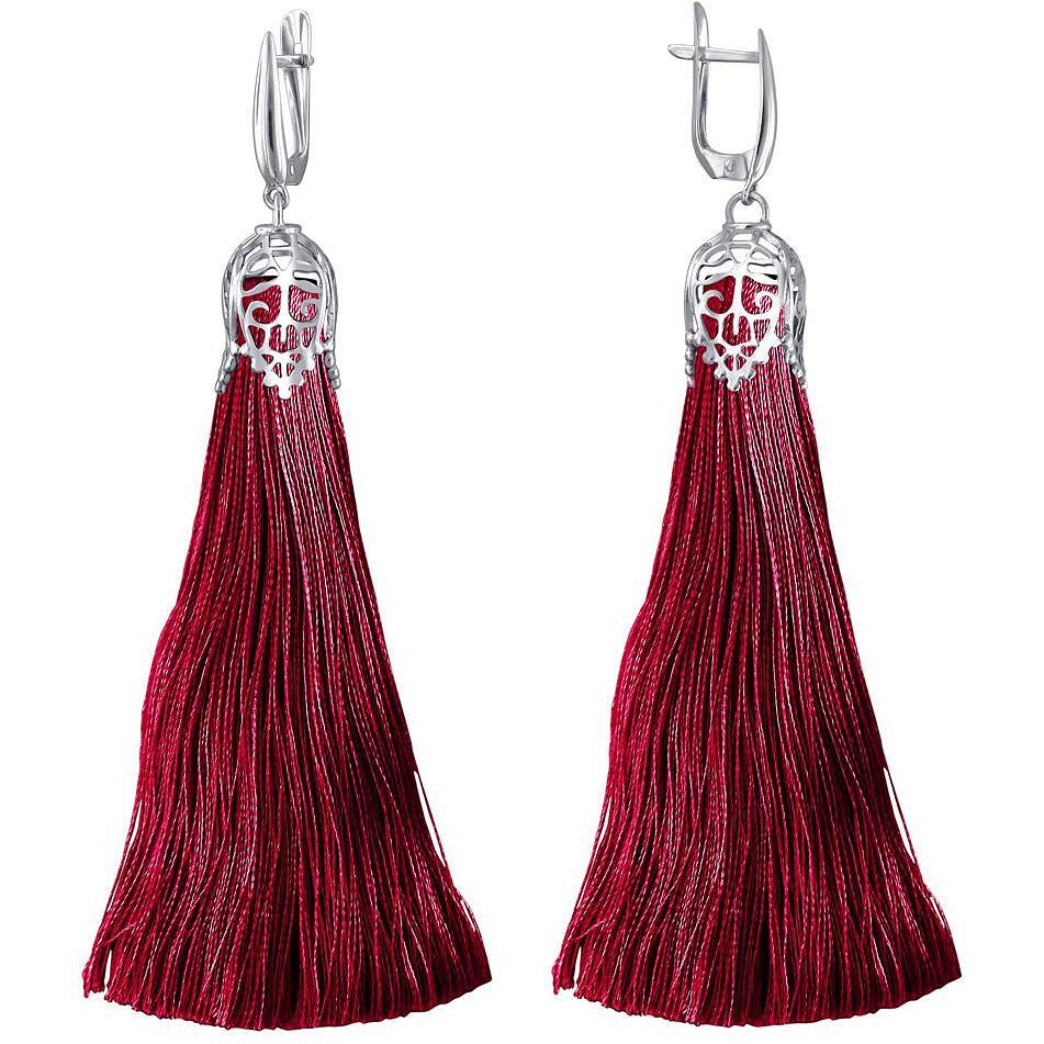 Серьги женские из серебра Эстет 01С0511171-11, без вставки