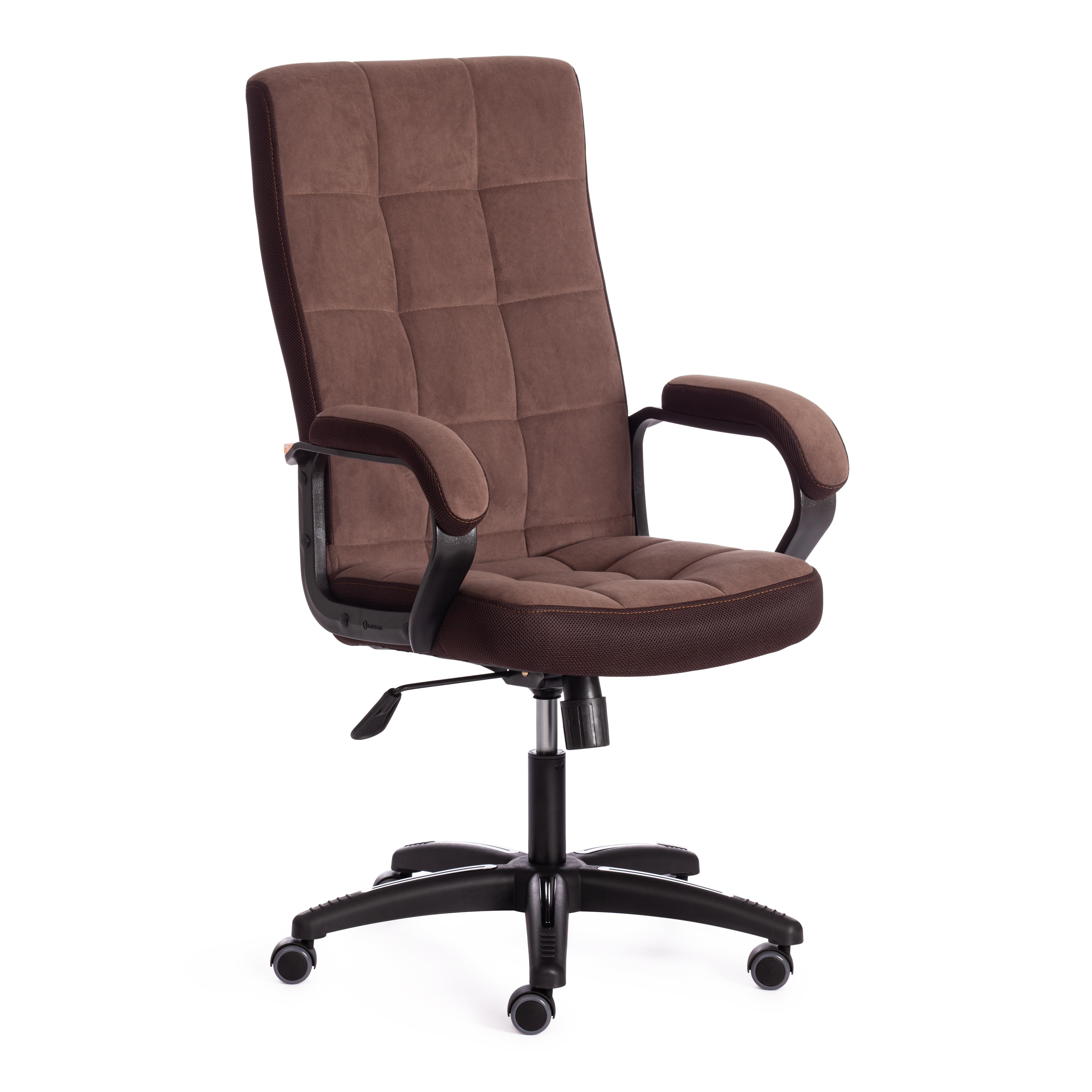 Кресло компьютерное офисное на колесиках Tetchair TRENDY коричневый