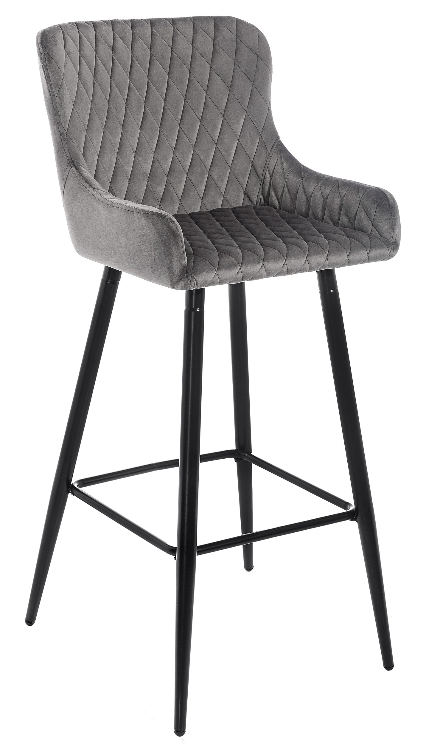 Барный стул Woodville WDVLL.137454, черный/серый