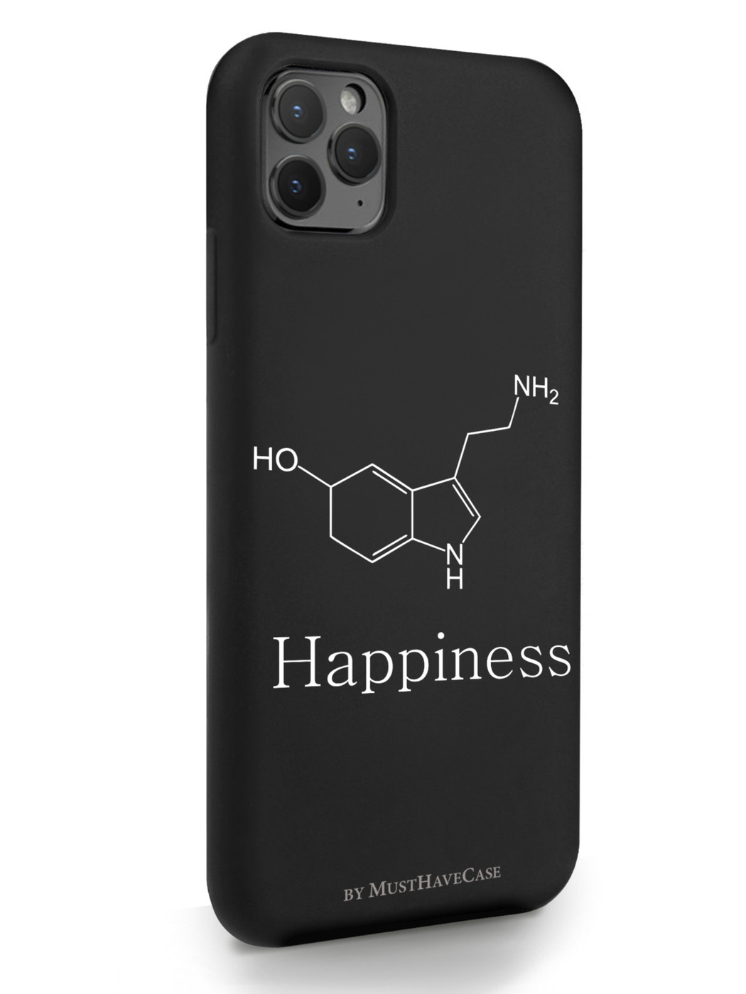 Чехол MustHaveCase для iPhone 11 Pro Молекула счастья черный