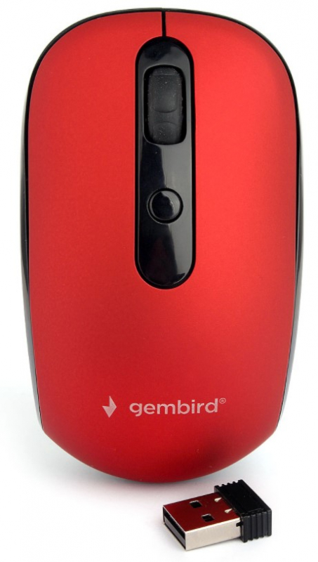 Беспроводная мышь Gembird MUSW-355-R Red