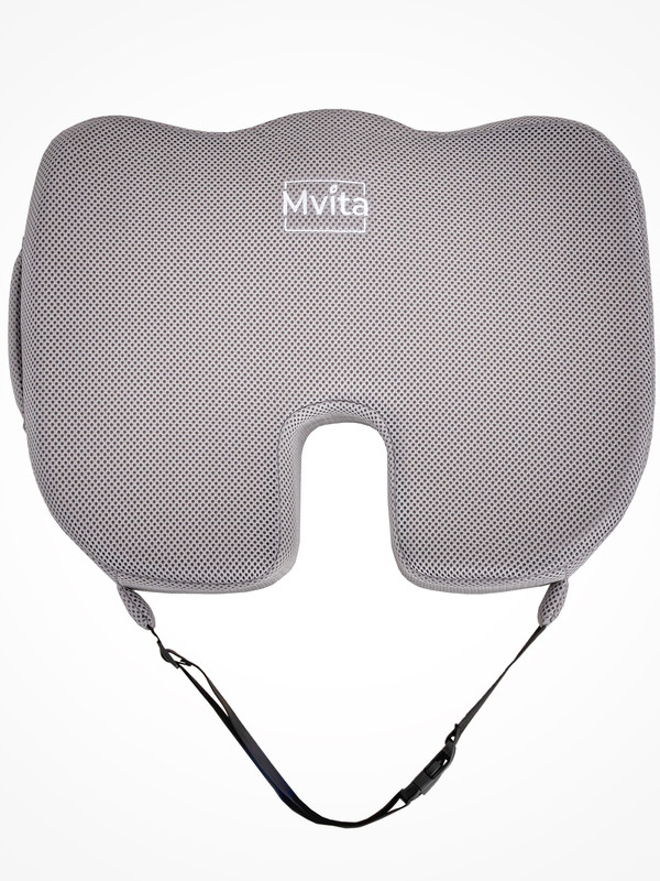 Подушка ортопедическая для сидения на стул Mvita PLW 001 серый