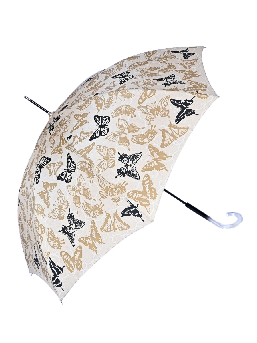 Зонт женский ZEST 51616 бежево-серый