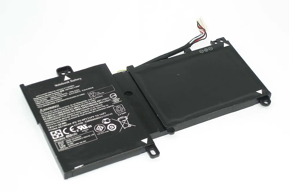 Аккумуляторная батарея для ноутбука HP 11-k HV02XL 7.6V 4000mAh черная