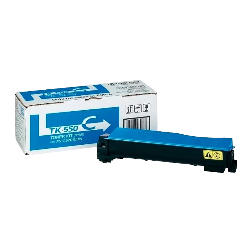 Тонер-картридж для Kyocera FS-C5200DN TK-550C cyan 6K (ELP Imaging®)