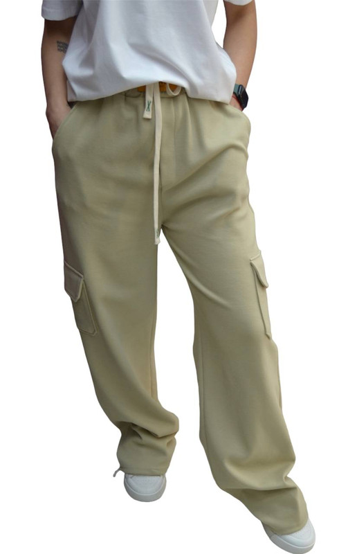 Брюки женские NoBrand Mel-03-kg23 зеленые 48-50 RU