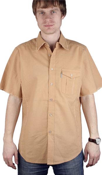 Рубашка мужская Maestro Beig2-5-k оранжевая M