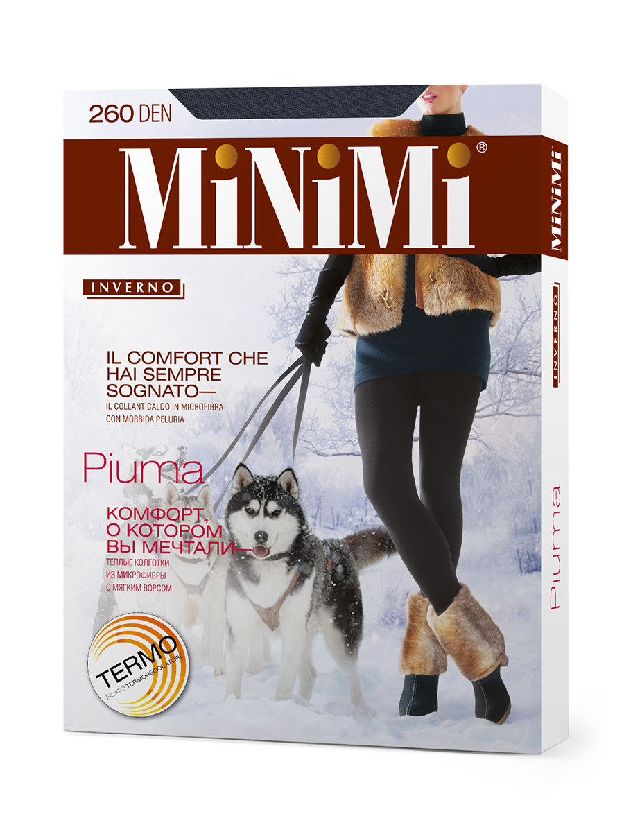 Колготки Minimi Basic PIUMA 260 blu scuro 2 (S)