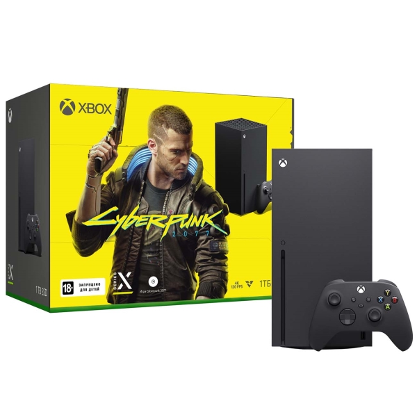 Игровая приставка Microsoft Xbox Series X 1 TB+Cyberpunk 2077