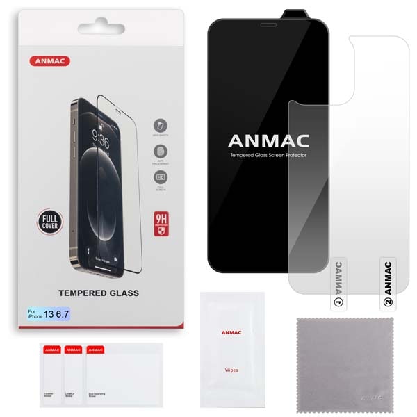 Защитное стекло ANMAC iphone 13 Pro Max Full Cover + пленка назад