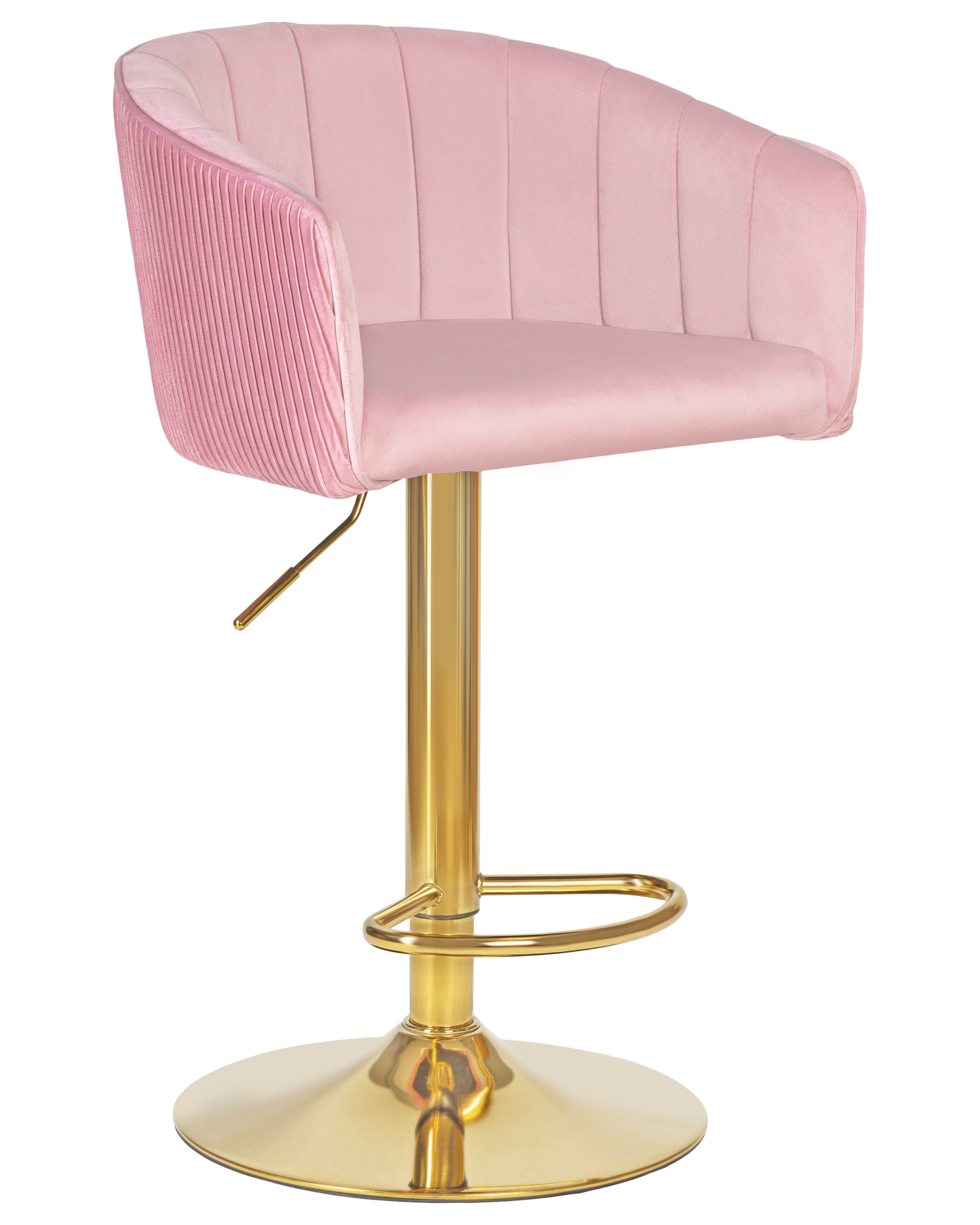 Барный стул Империя стульев DARCY GOLD розовый