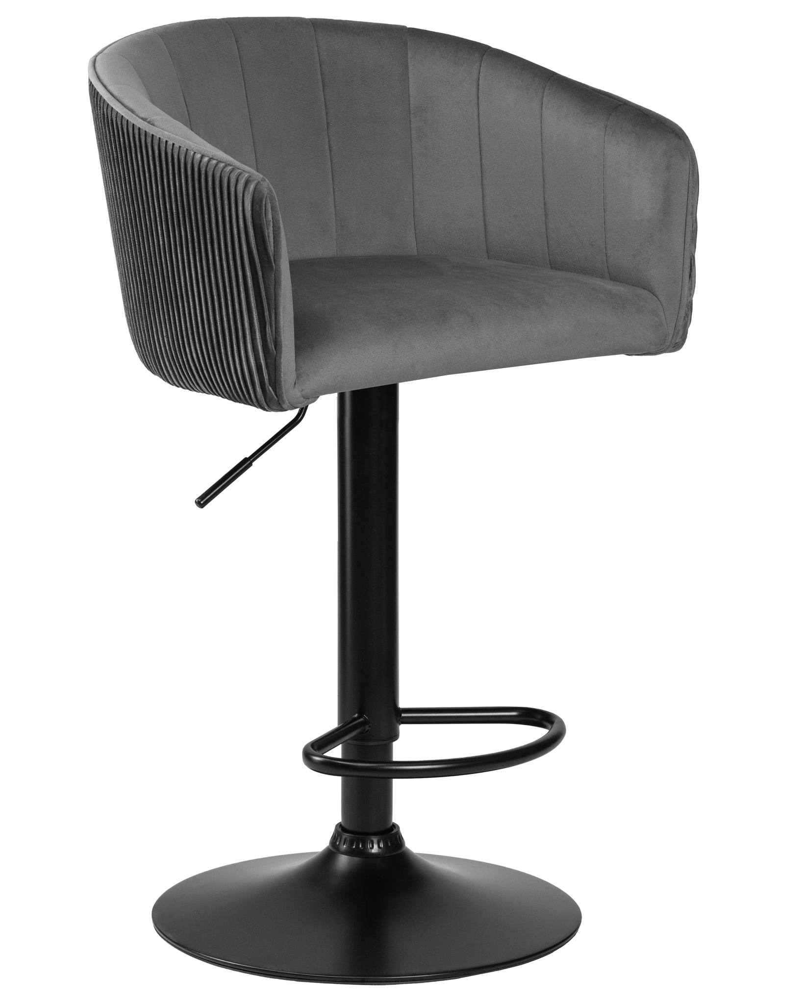 Барный стул Империя стульев DARCY BLACK серый