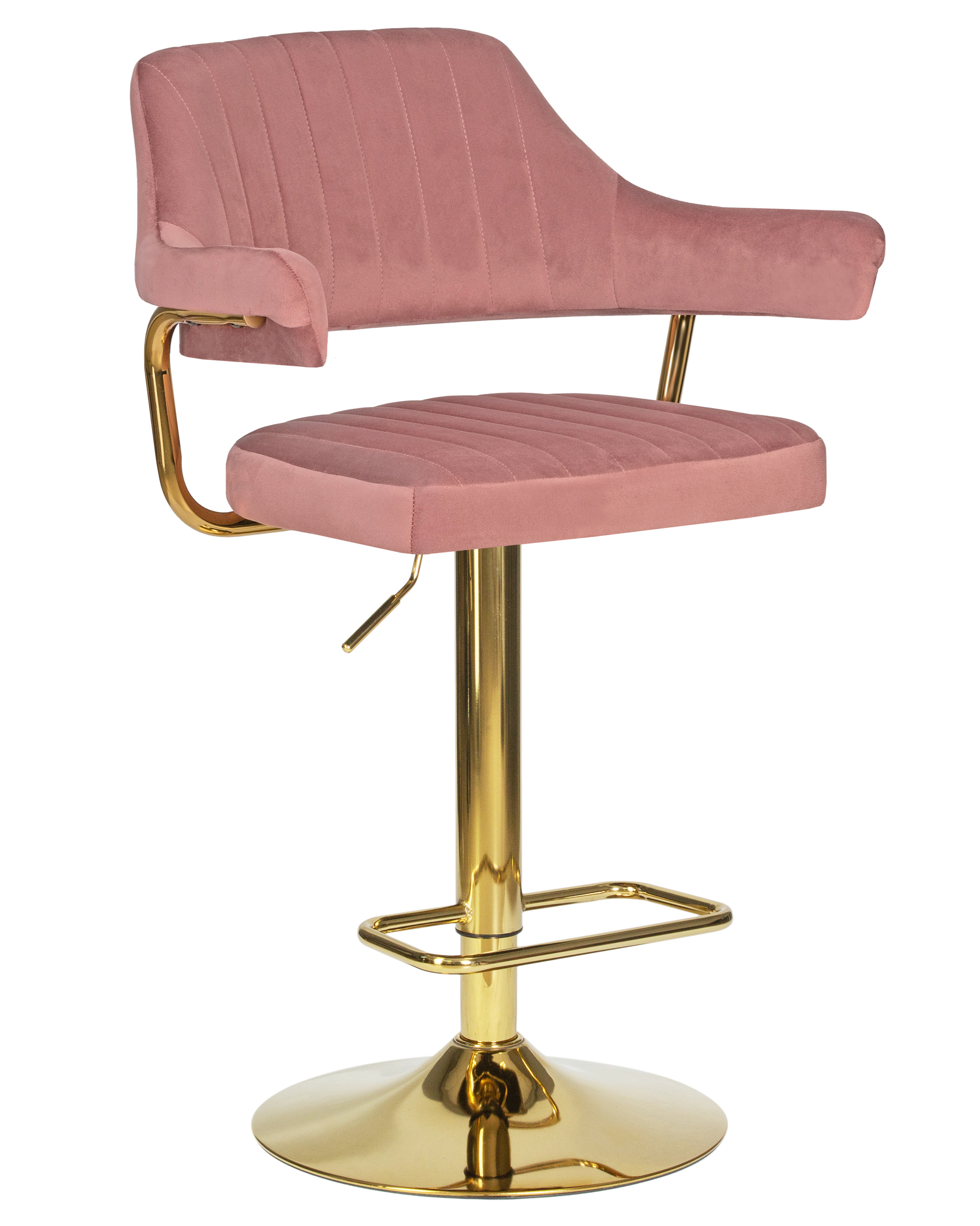 Барный стул Империя стульев CHARLY GOLD розовый