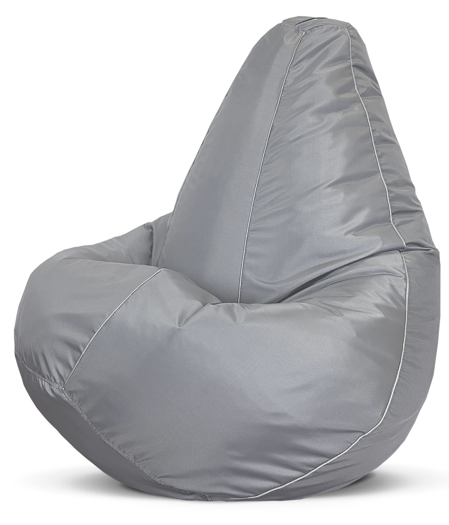 Кресло-мешок PUFLOVE Груша, Оксфорд, Размер XXXL, серый