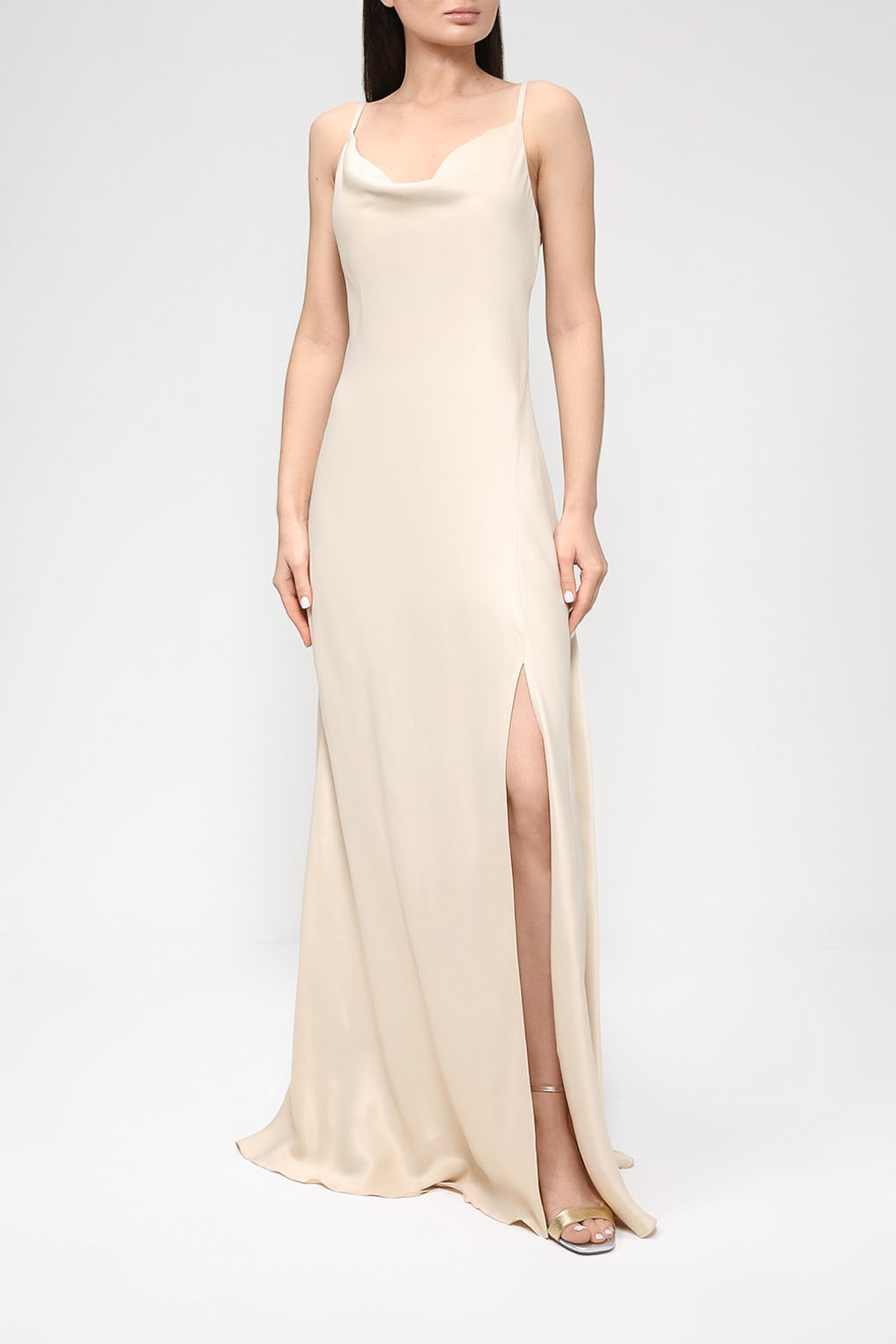 Платье женское Belucci BL23045332-025 бежевое XL