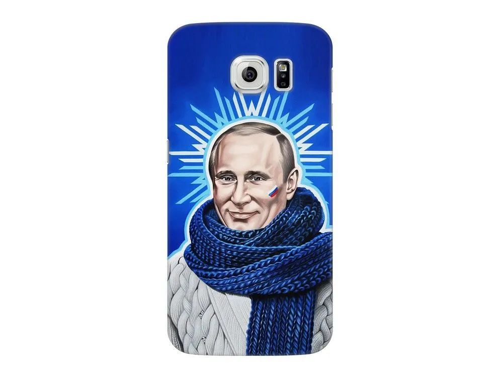 Накладка Art Case для Samsung Galaxy G920 S6 + защитная пленка, Person Путин Звезда, Deppa