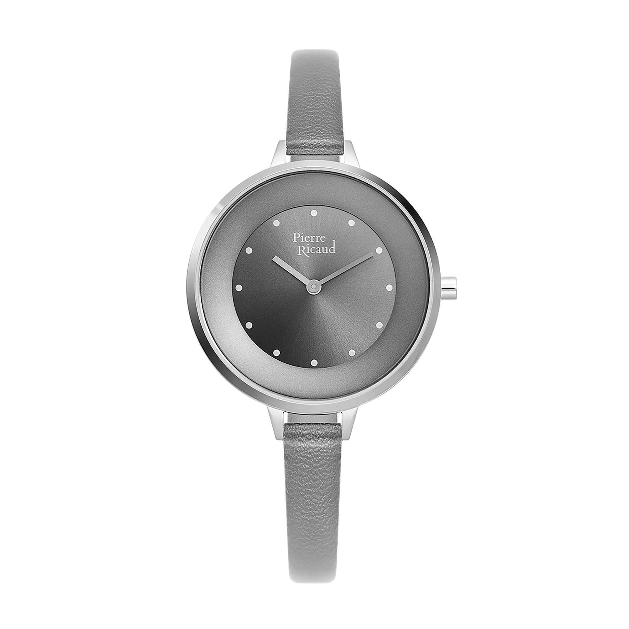 Наручные часы женские Pierre Ricaud P22039.5G47Q серые