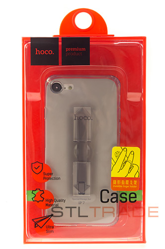 Силиконовый чехол HOCO Finger Holder для iPhone 7 4,7 черный