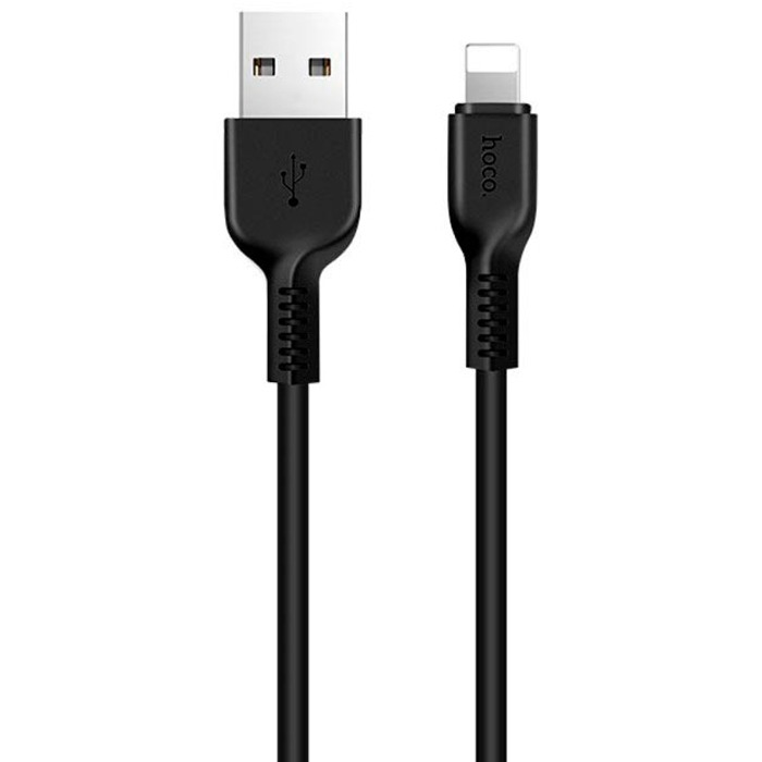 Кабель USB 2.0 A (m) - Lightning (m) 2м Hoco X20 Flash - Черный