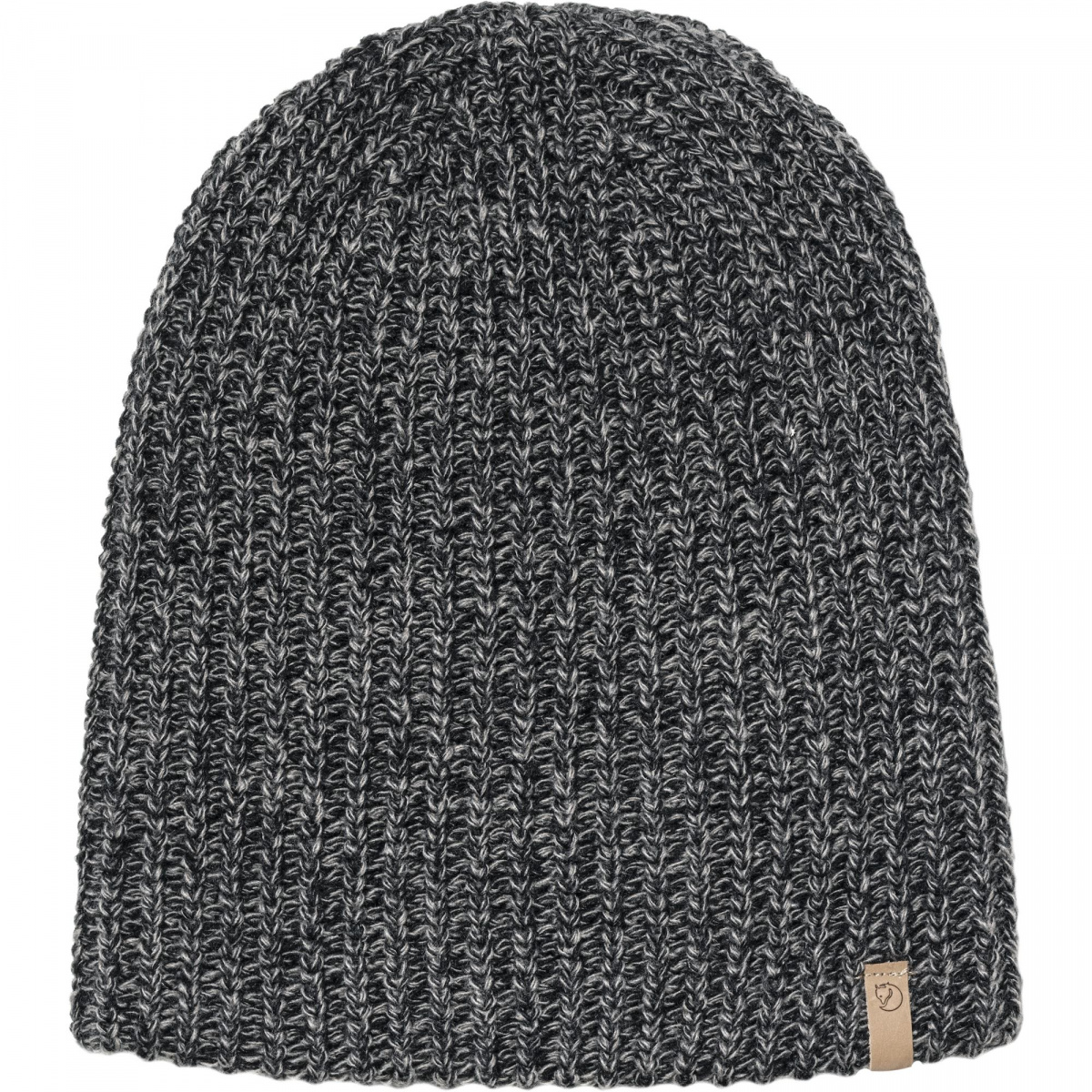 Шапка бини мужская Fjallraven Ovik Melange Beanie black, р.54-60