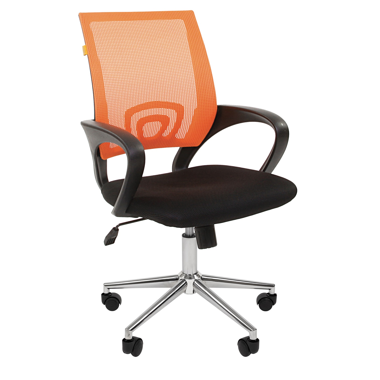 Компьютерное кресло Chairman 696 хром, черный; оранжевый