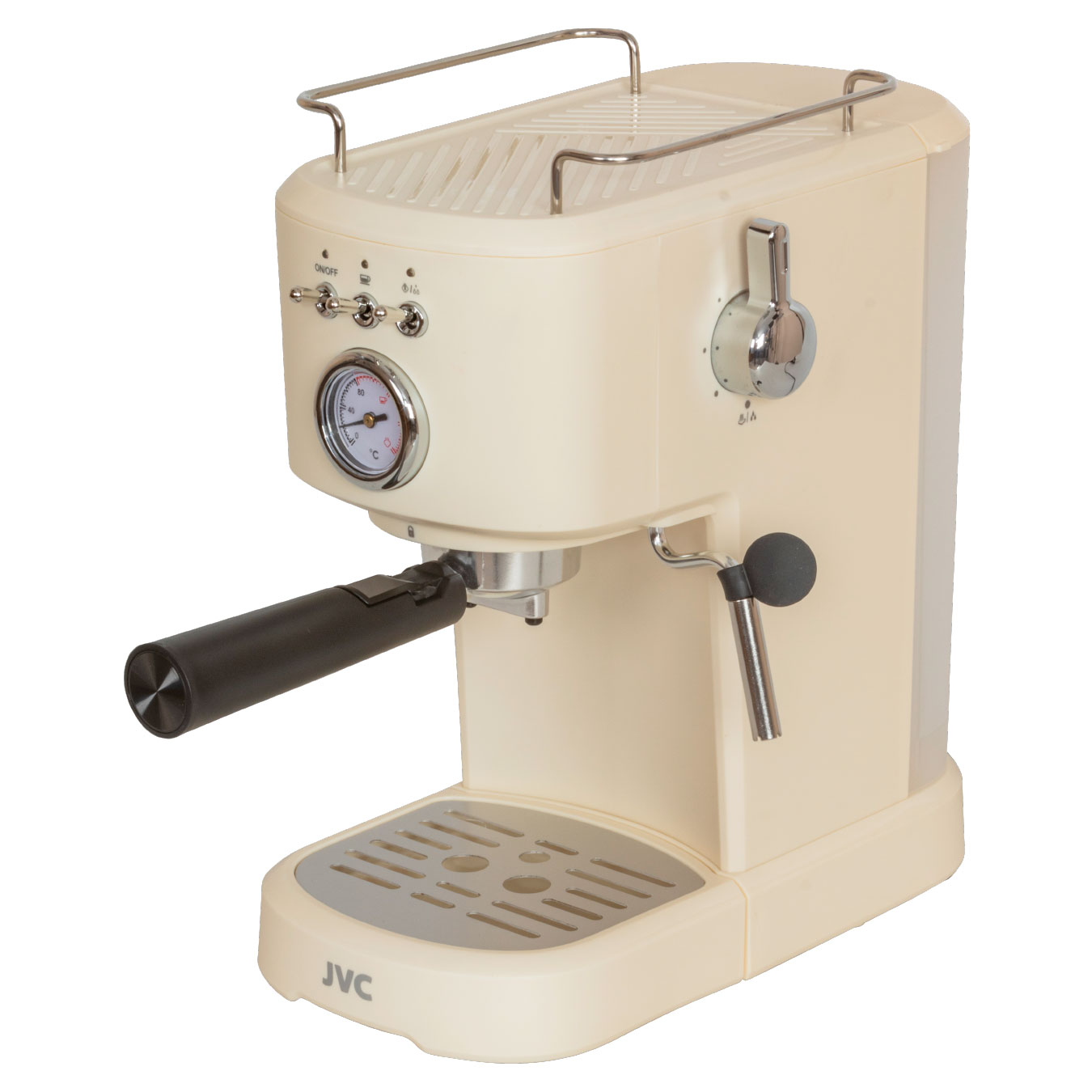 Рожковая кофеварка JVC JK-CF32 бежевая