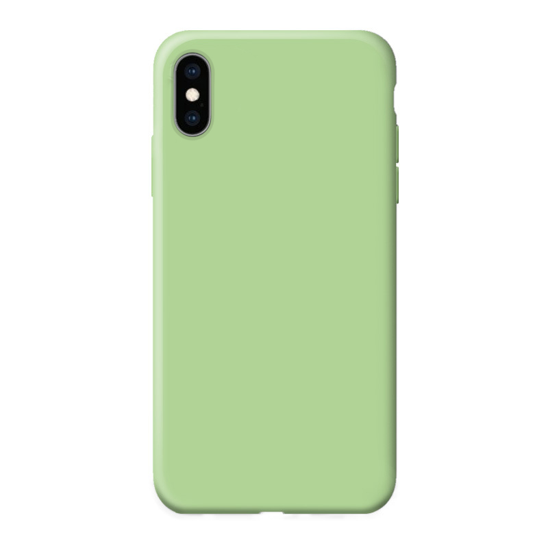 Чехол панель-накладка MyPads для iPhone XS (Зеленый)