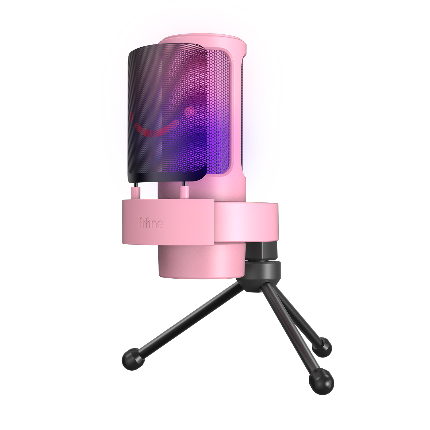 Микрофон Fifine A8 V AmpliGame розовый