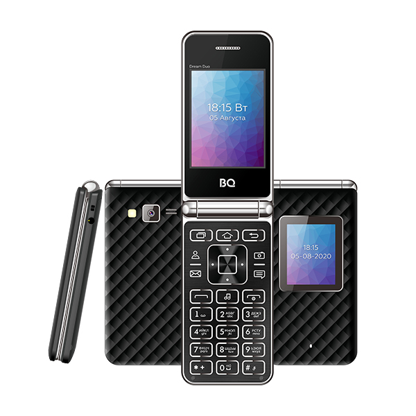 Телефон BQ 2446 Dream Duo (Черный)