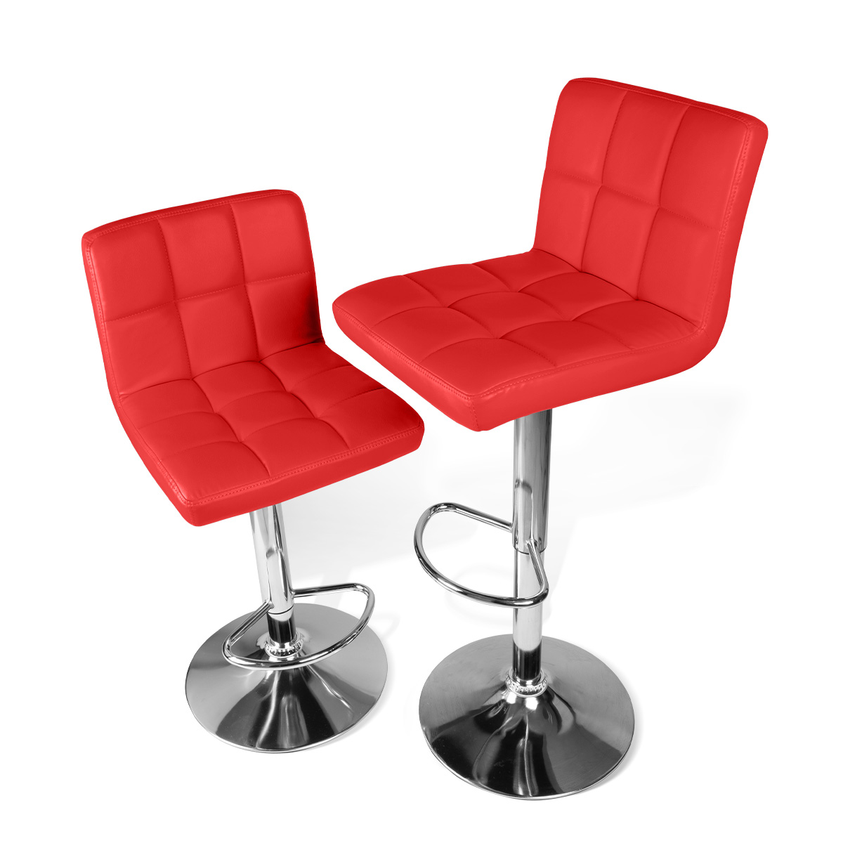 Комплект барных стульев Ergozen Loft 2 шт, красный