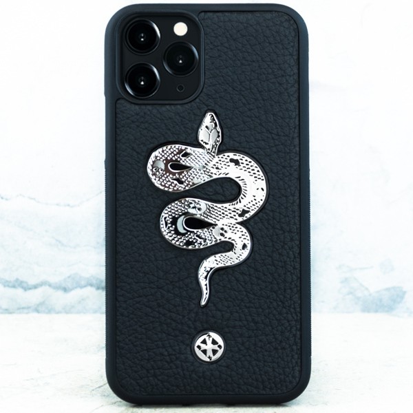 Чехол iPhone 14 Pro - Premium Euphoria Metal Snake - Euphoria HM Premium