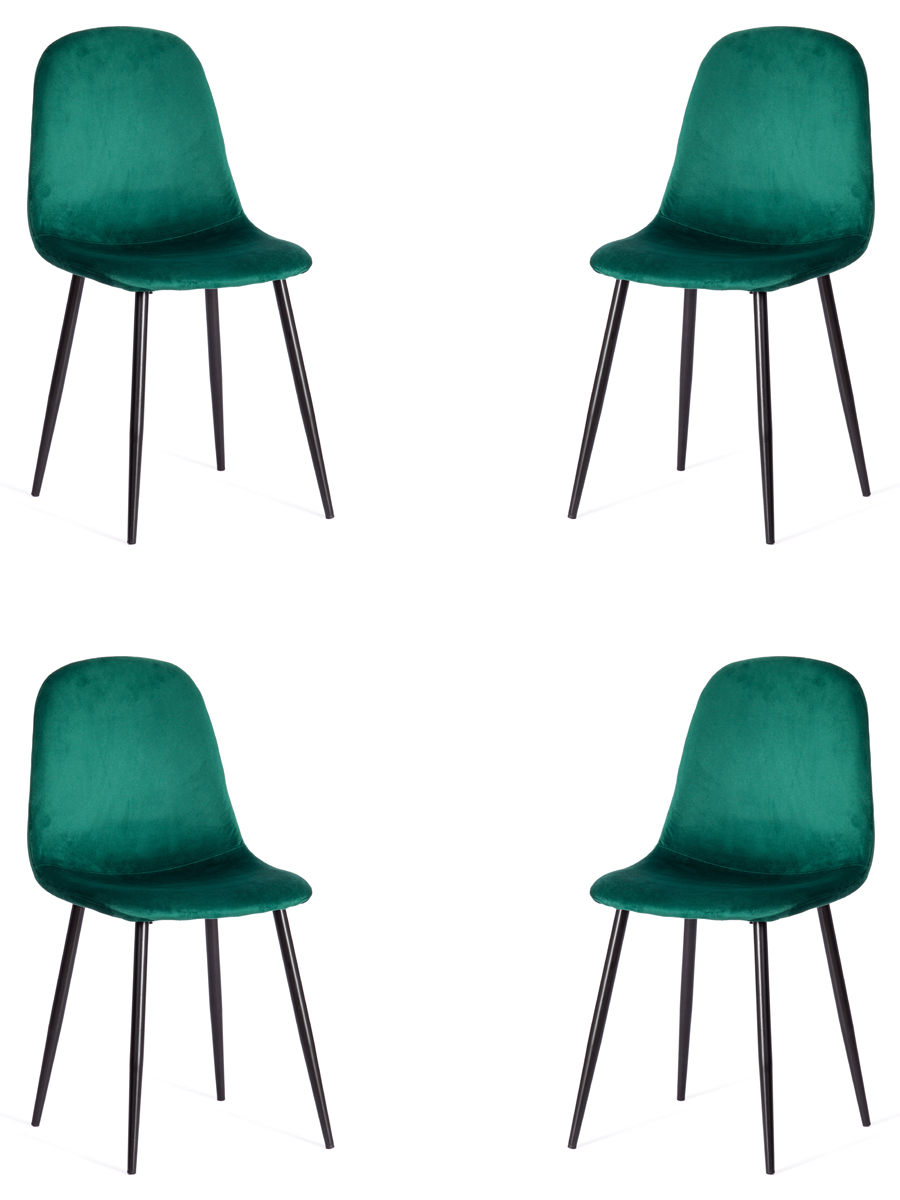 Комплект стульев для кухни TetChair BREEZE, 4 шт., изумрудный