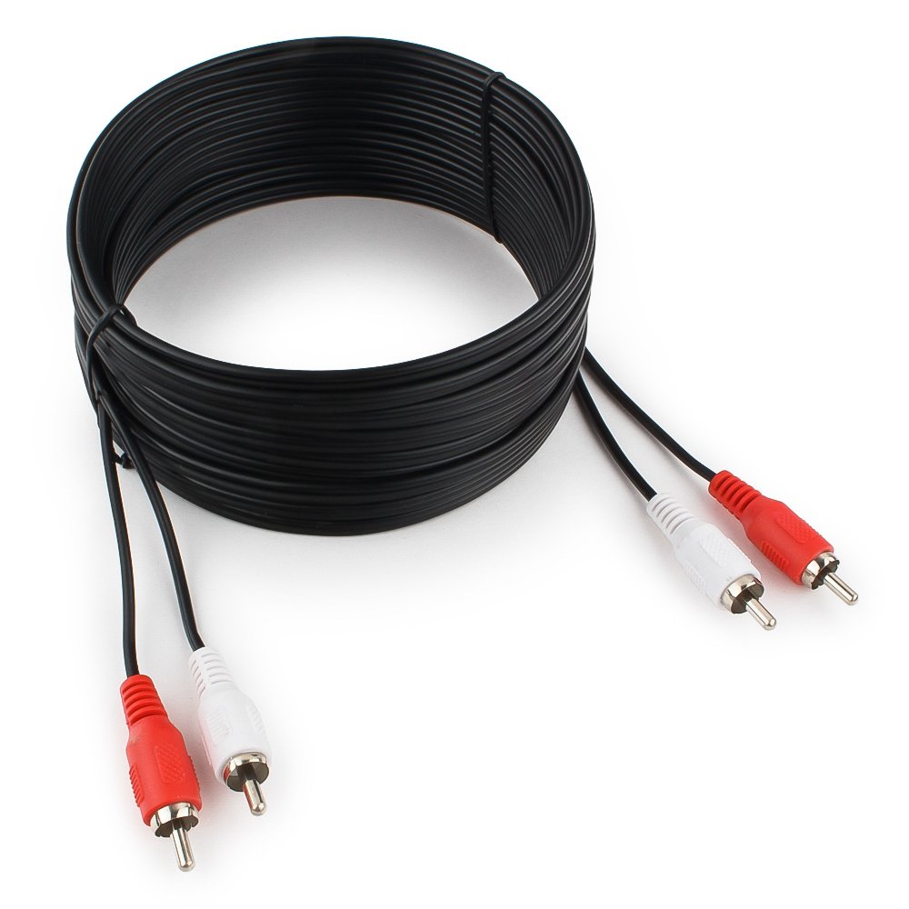 Кабель Cablexpert CCA-2R2R-7.5M 2RCA - 2RCA 7,5м Black