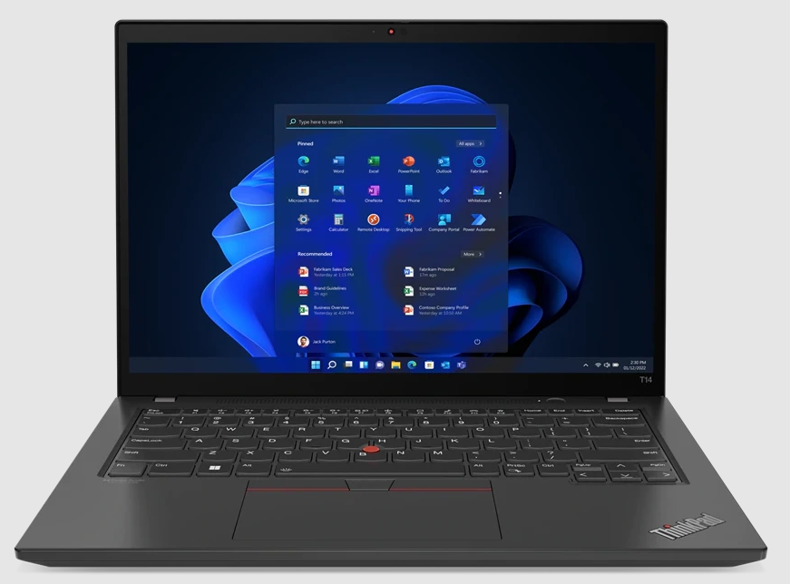 Ноутбук Lenovo ThinkPad T14 Gen 3 Black (21CF0027RT)