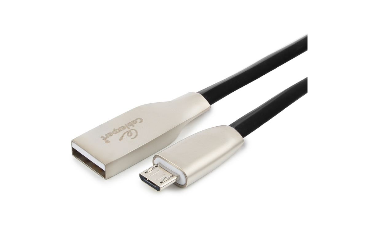 Кабель Cablexpert Micro USB CC-G-mUSB01Bk-1M