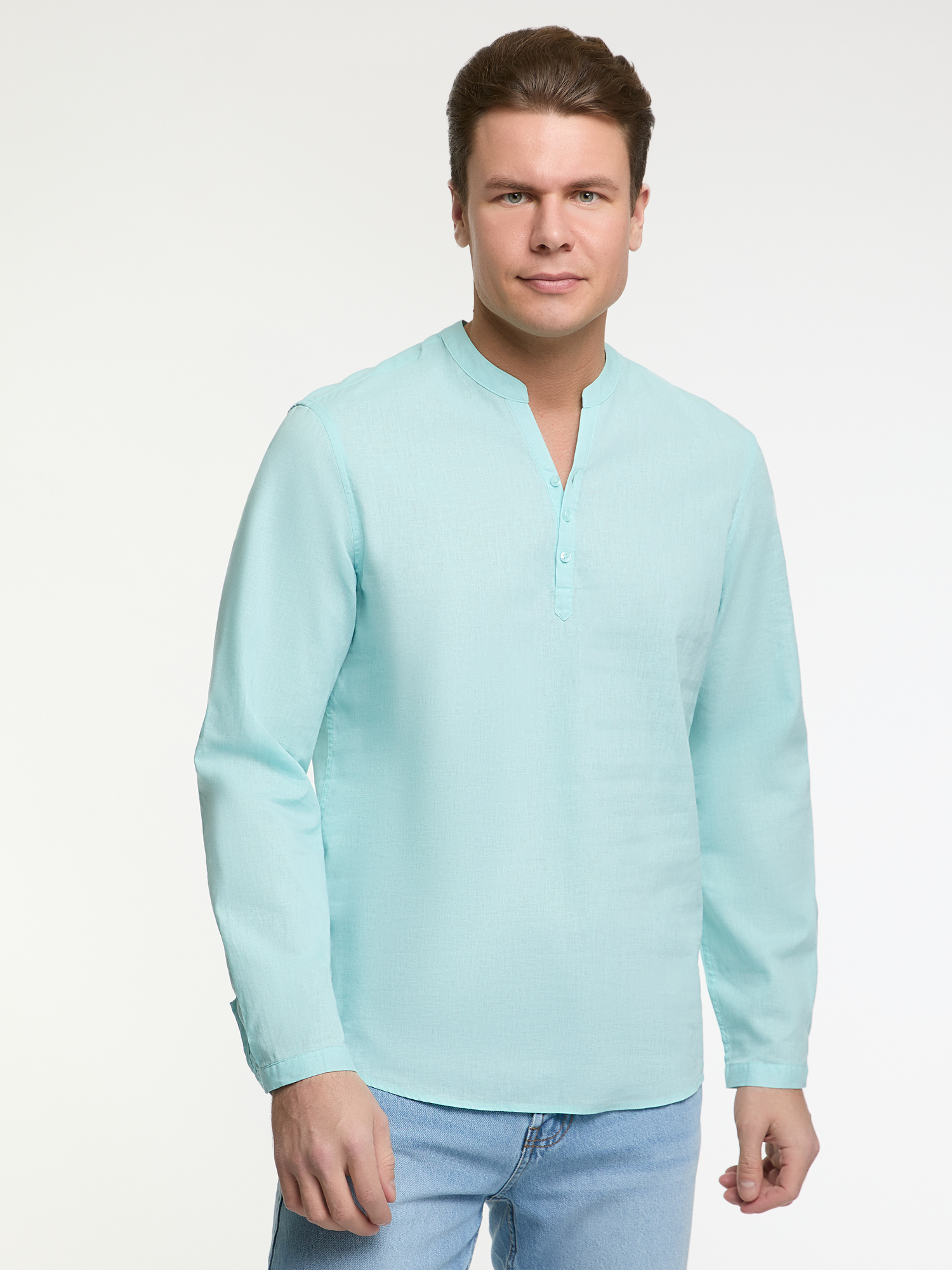 Рубашка мужская oodji 3B320002M-4 синяя XL