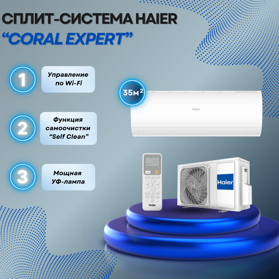 Сплит-система Haier AS35PHP3HRA / 1U35PHP1FRA